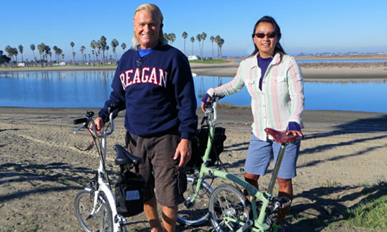 8-Mile Brompton Bike Ride around Mission Bay Park (San Diego, CA ...
